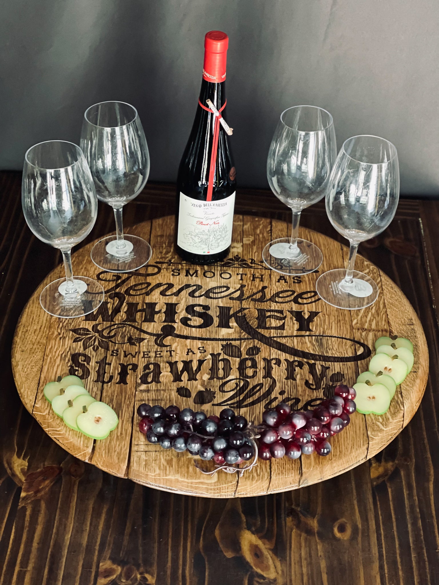 Handcrafted Barrel Lazy Susans | Whiskey Wine & Design